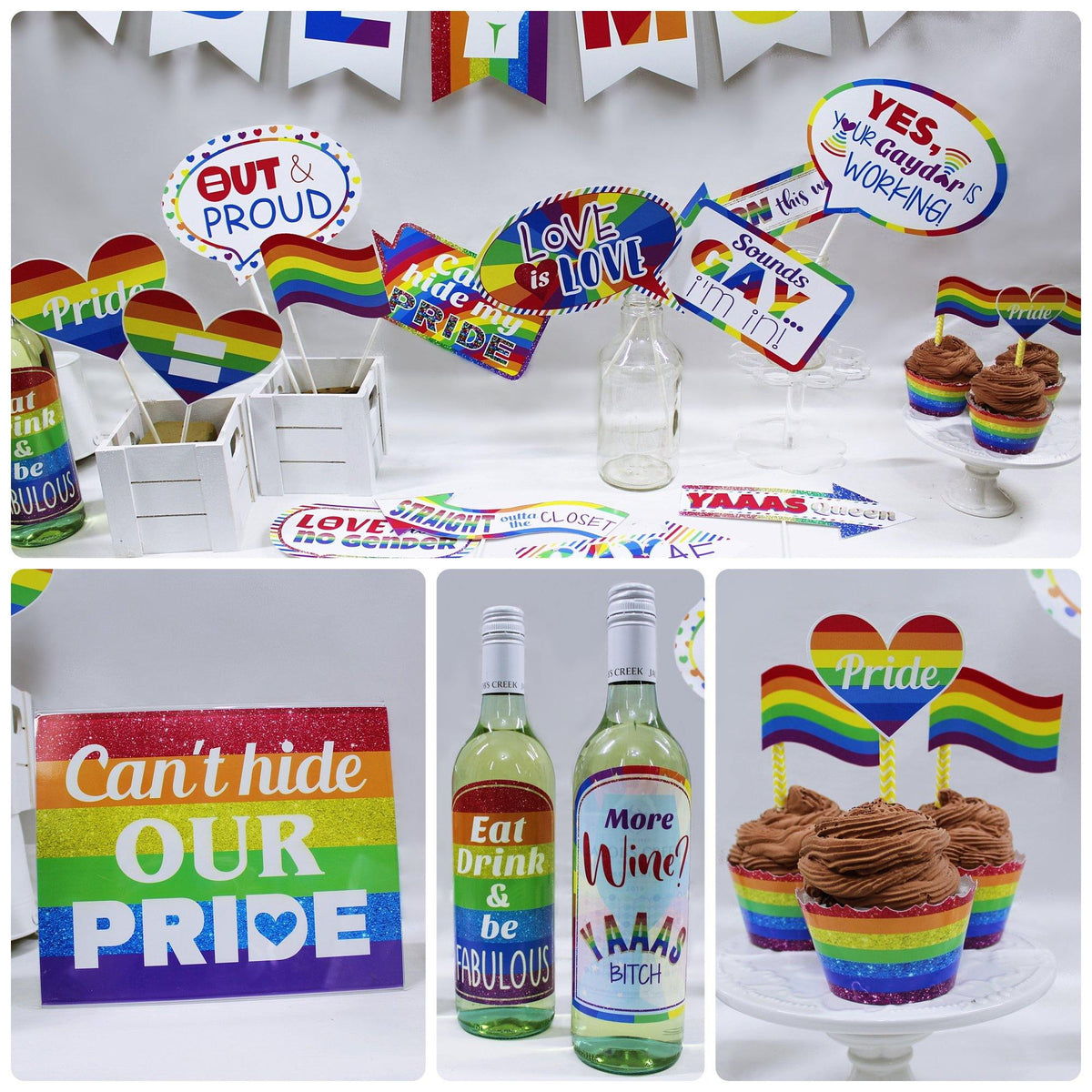 Pride Month Party Decorations | June Celebration | Pride Decorations ...